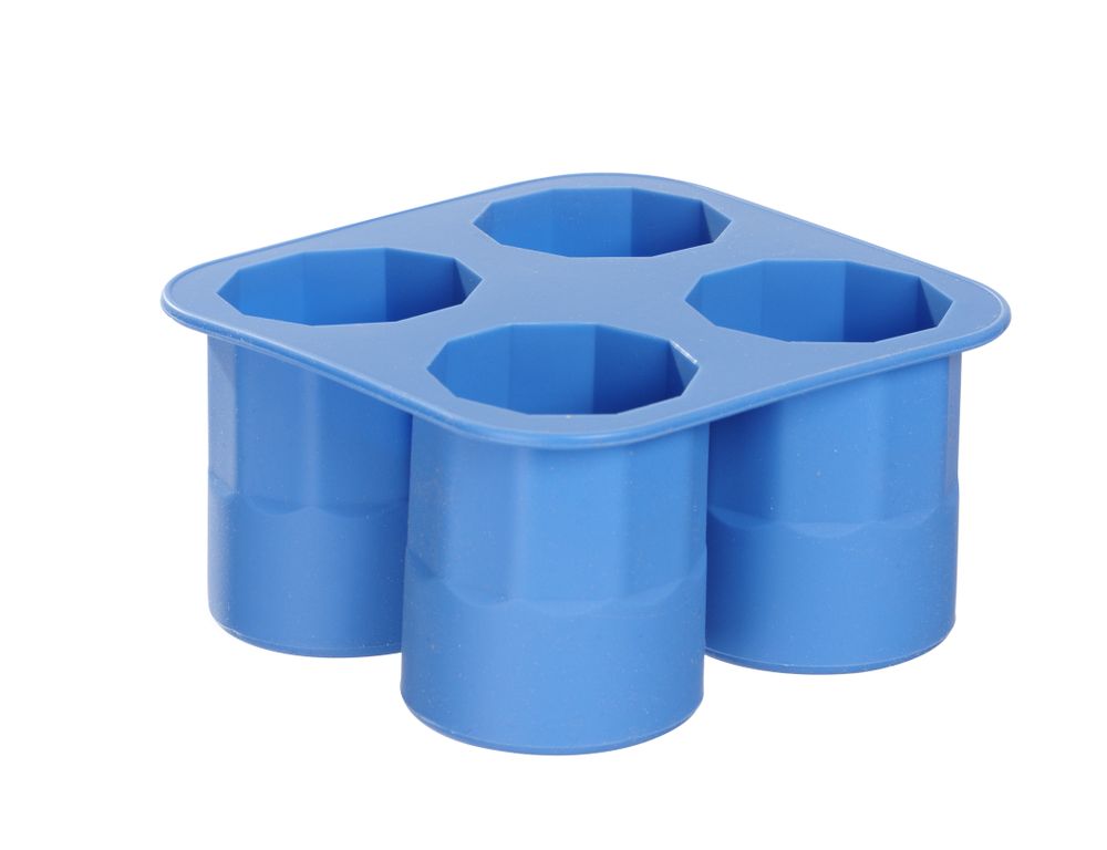 Ice shot glass mould, BarUp, Blue, 122x122x(H)60mm ...